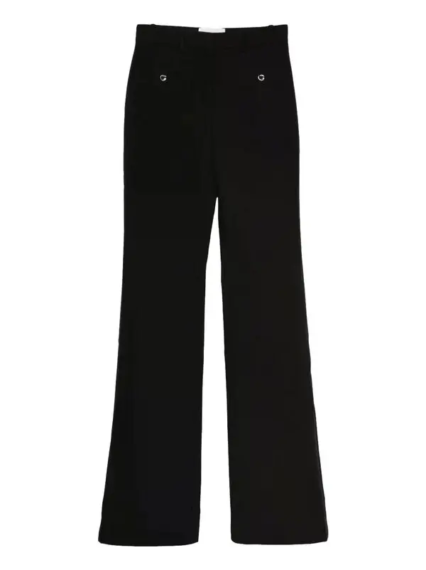 Coperni Button-embellished Tailored Trousers - Black