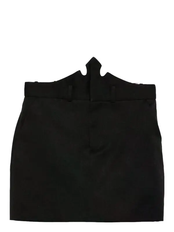 Coperni Crown-detail Mini Skirt - Black