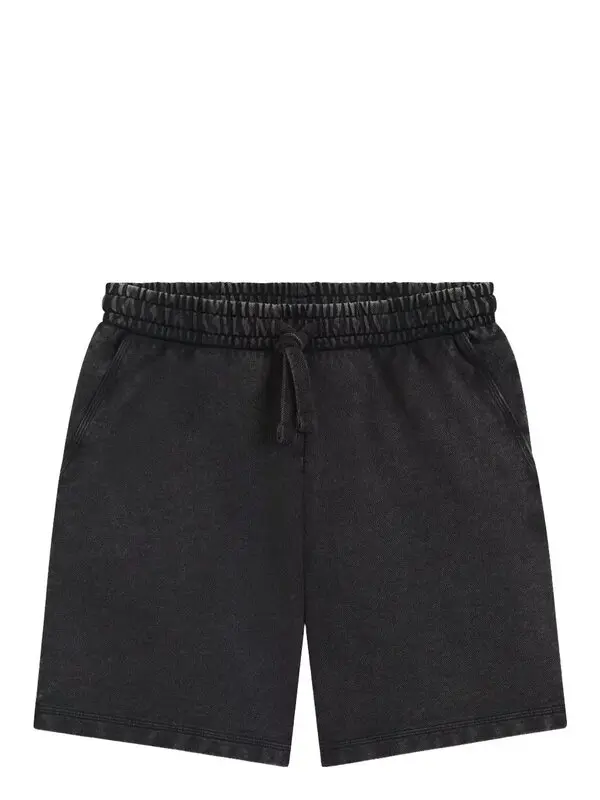 Hugo Washed Drawstring Shorts - Grey