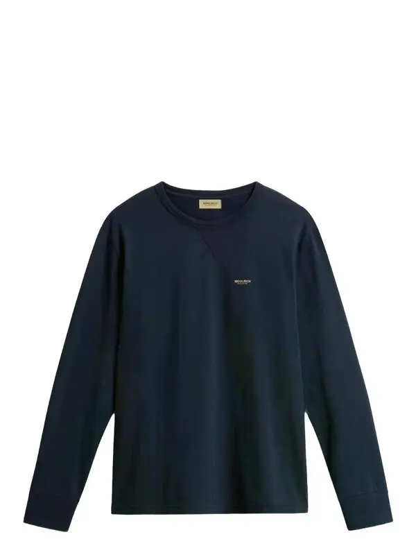 Woolrich Long-sleeve Crew-neck T-shirt - Blue