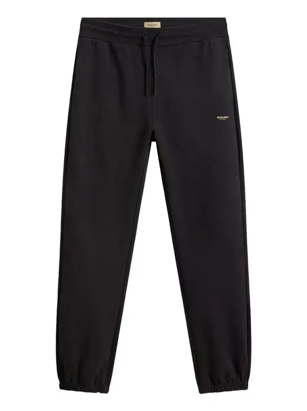 Woolrich Logo Drawstring Sweatpants - Black
