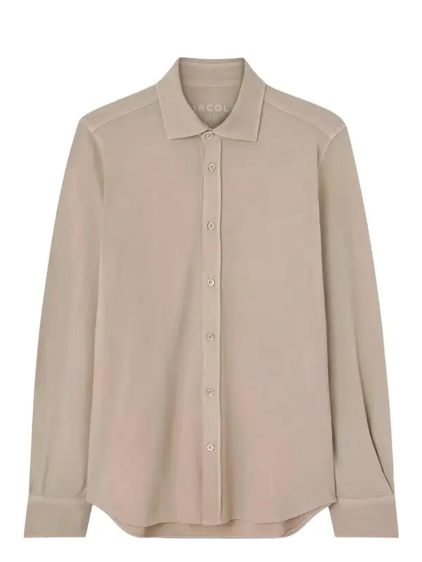 CIRCOLO 1901 Long-sleeve Button-down Shirt - Grey