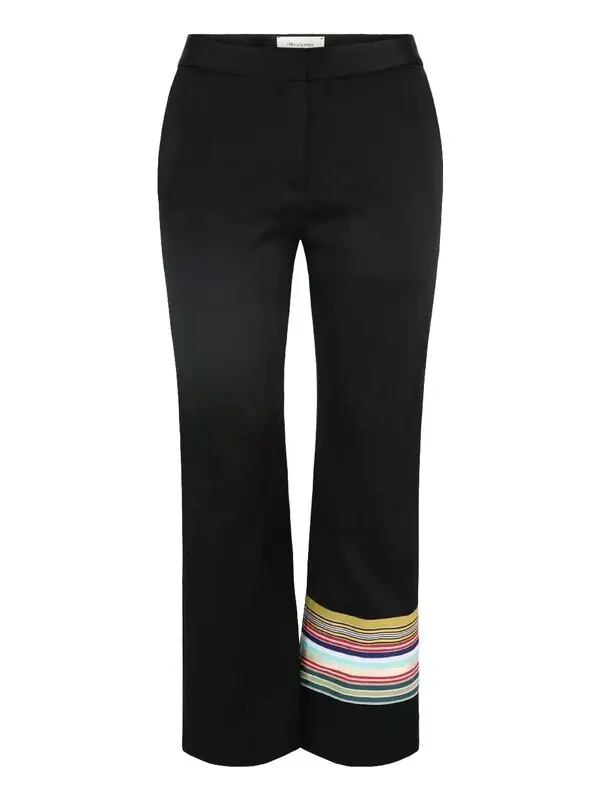Hellessy Loic Stripe-detail Trousers - Black