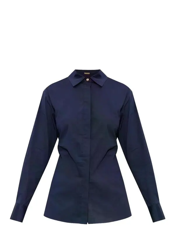Cult Gaia Open-back Shirt - Blue