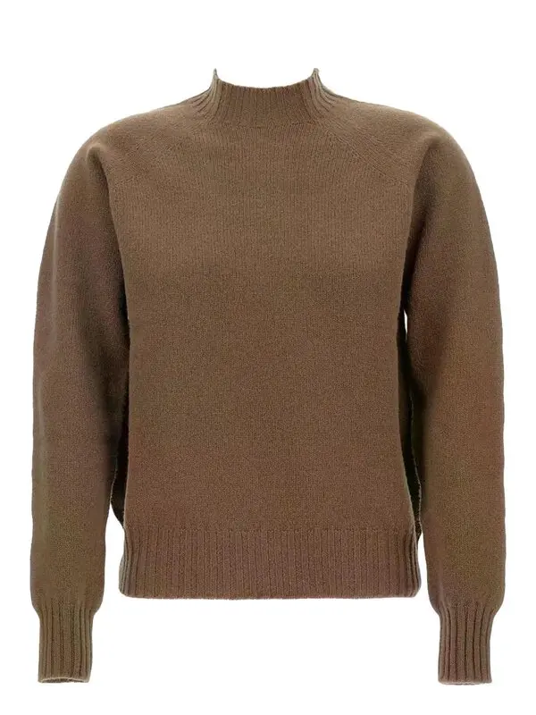 DRUMOHR Wool Crew-neck Sweater - Brown