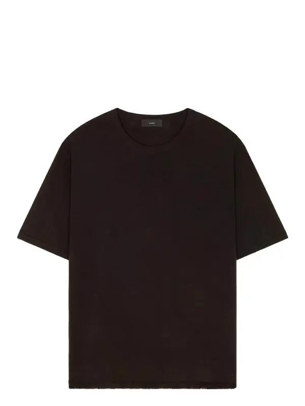 Alanui Crew Neck T-shirt - Brown
