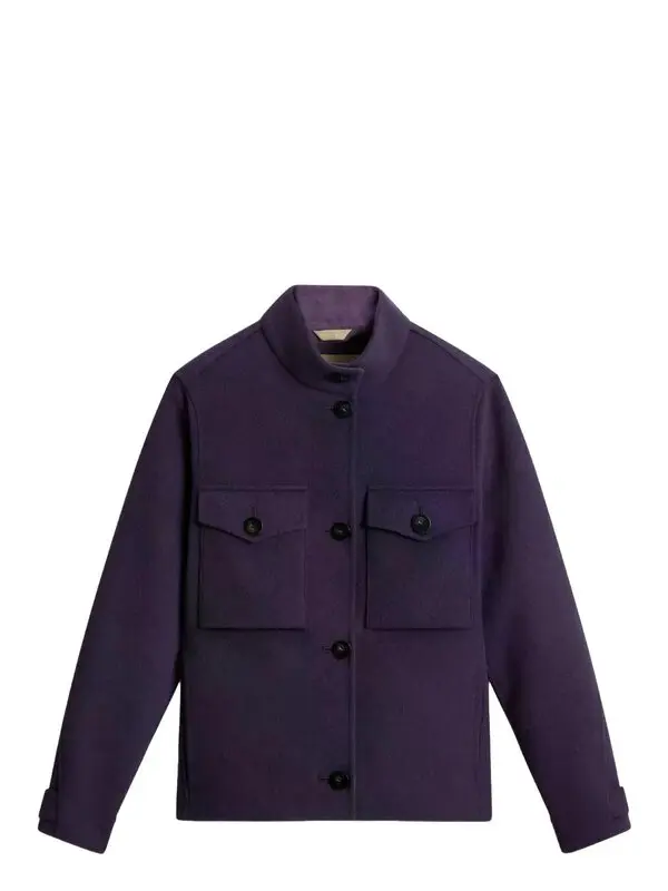 Woolrich Double Flap-pocket Jacket - Purple