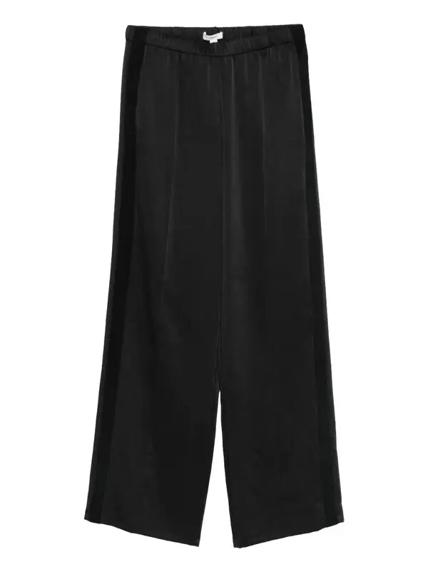 Vince Side-stripe Trousers - Black