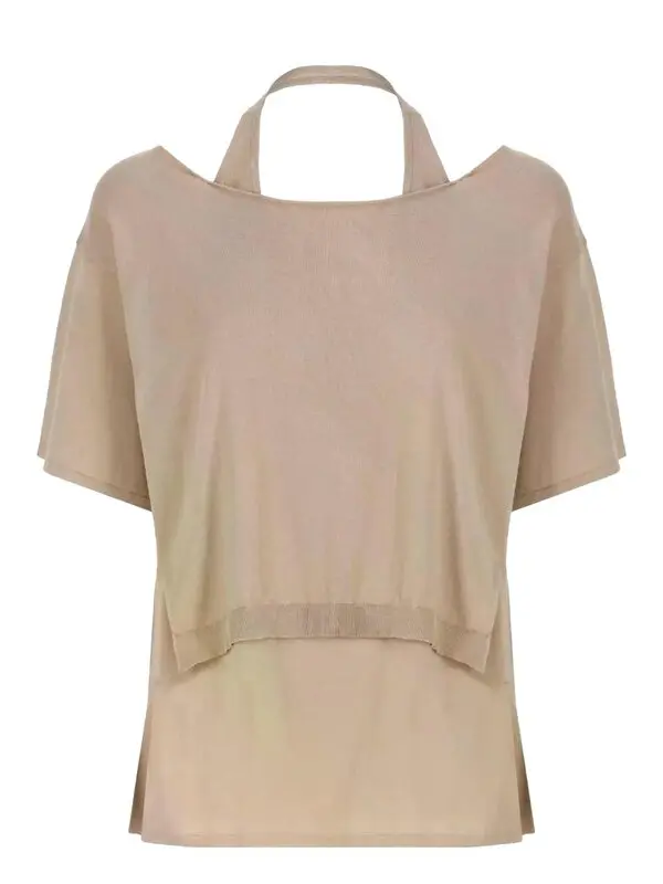 KANGRA Cotton T-shirt - Neutrals