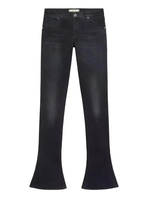 Blumarine Logo-patch Jeans - Black