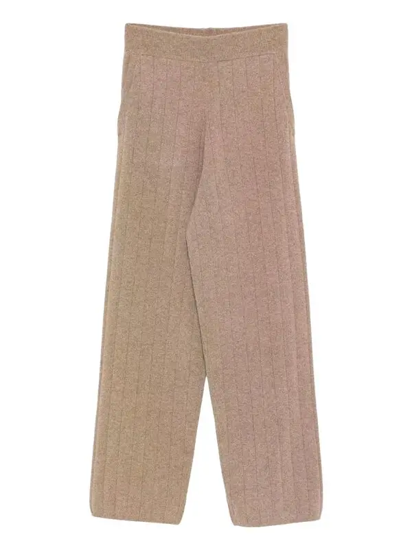 Max Mara Cashmere Straight-leg Trousers - Brown