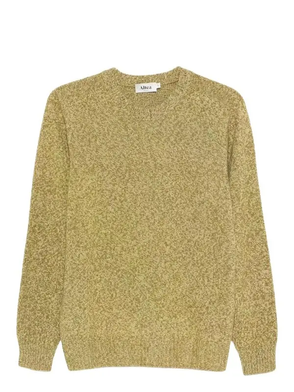 Altea Speckled-knit Wool Sweater - Yellow