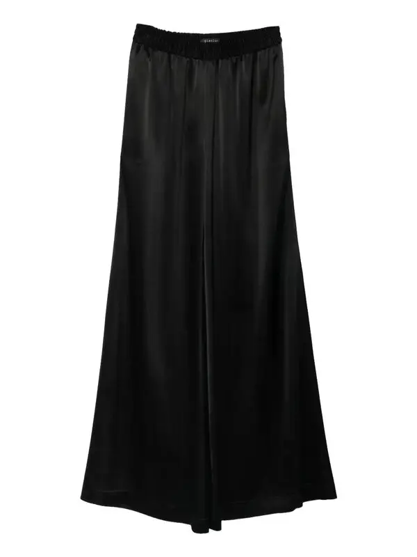 GIANLUCA CAPANNOLO Wide-leg Trousers - Black
