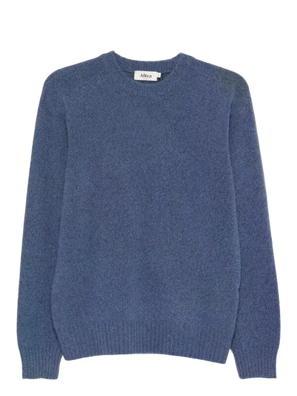 Altea Wool Crew-neck Sweater - Blue