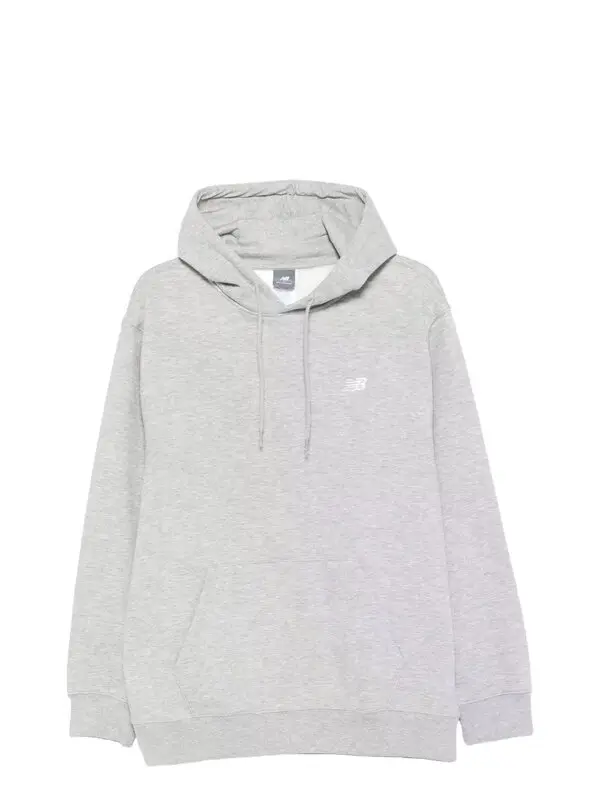 NEW BALANCE Embroidered-logo Hoodie - Grey