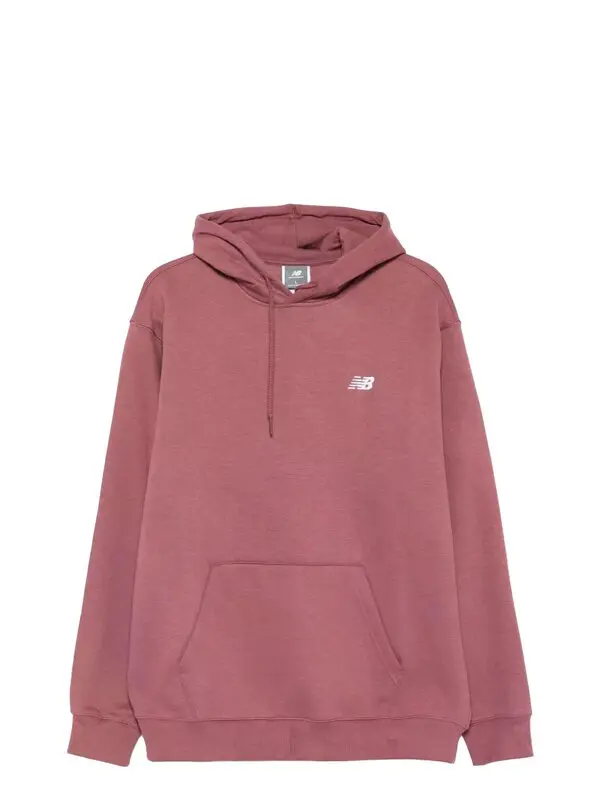 NEW BALANCE Embroidered Logo Hoodie - Red