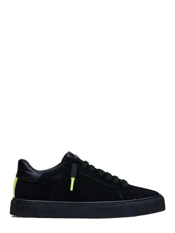HIDE&JACK Oil Suede Sneakers - Black