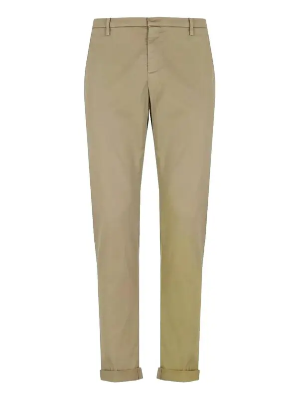 DONDUP Logo-detail Trousers - Neutrals