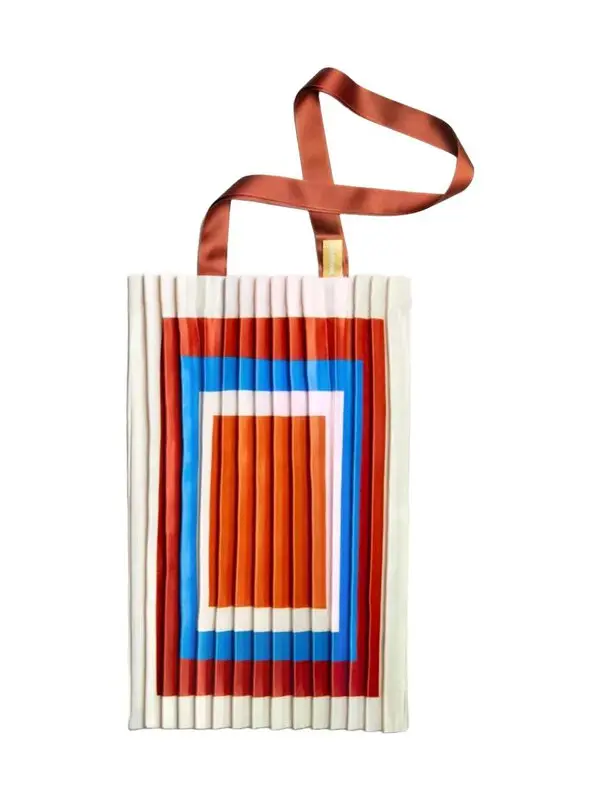 MULTITUDES BAGS Geometric-print Large Tote Bag - Orange