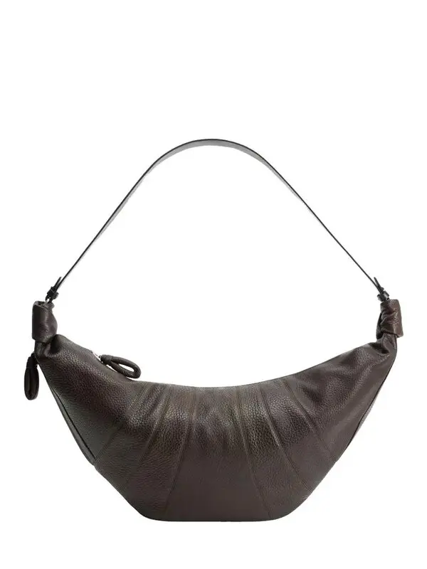 LEMAIRE Croissant Large Shoulder Bag - Brown