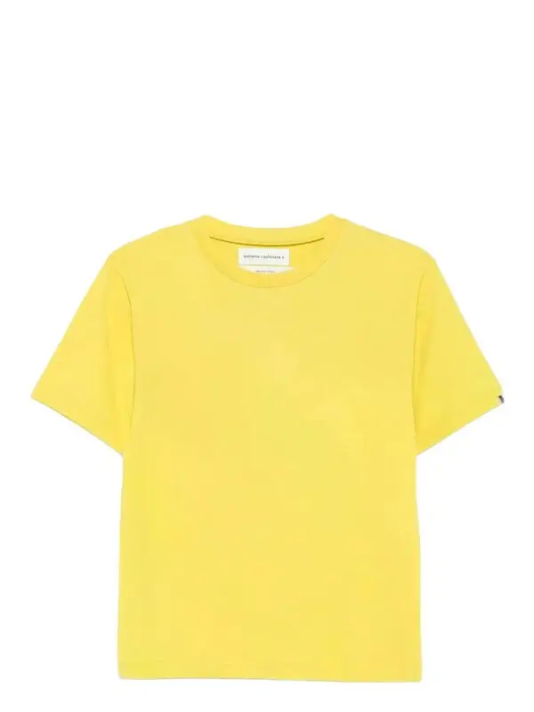 EXTREME CASHMERE X Crew-neck Short-sleeve T-shirt - Yellow