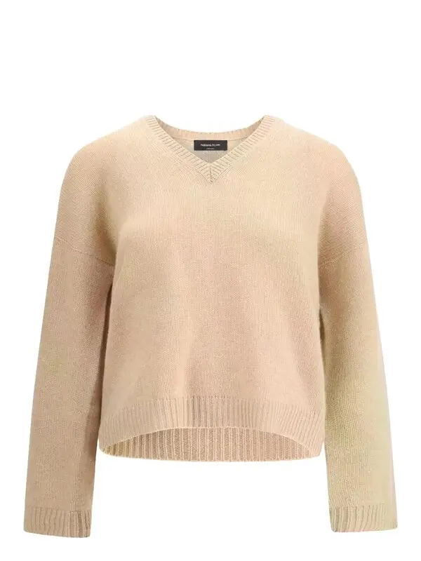 Fabiana Filippi V-neck Cashmere Sweater - Neutrals