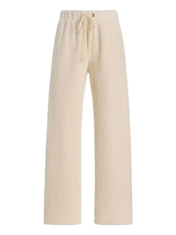 LES TIEN Dylan Classic Fit Sweatpants - Ivory