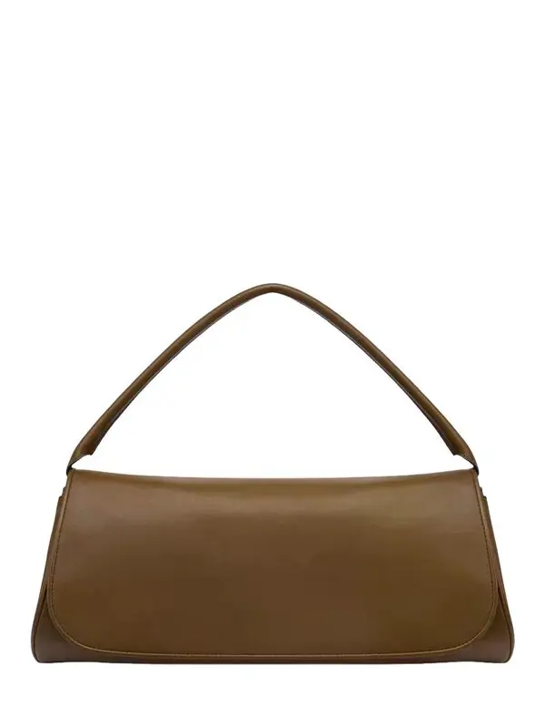 Alberta Ferretti Leather Shoulder Bag - Brown