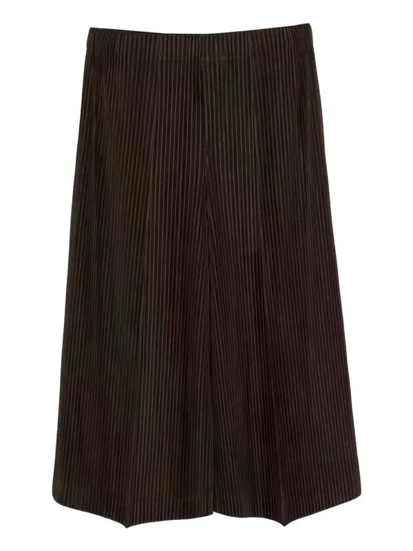 Issey Miyake Pleated Trousers - Brown