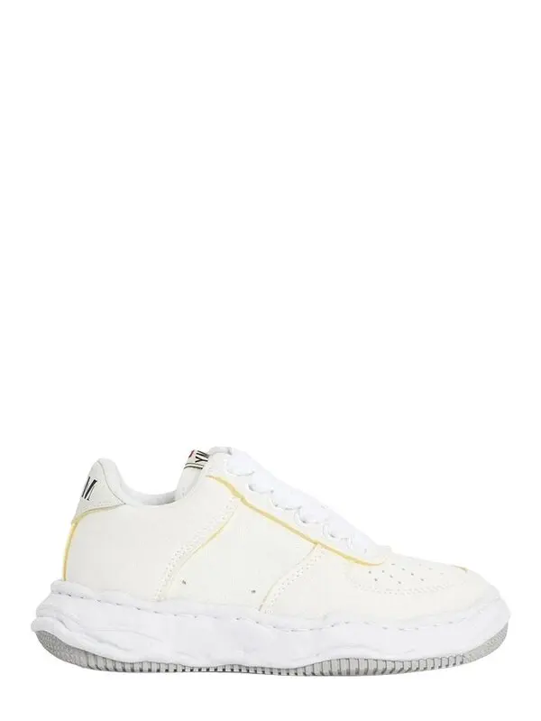 Mihara Yasuhiro Wayne Og Sole Canvas Low Sneakers - White