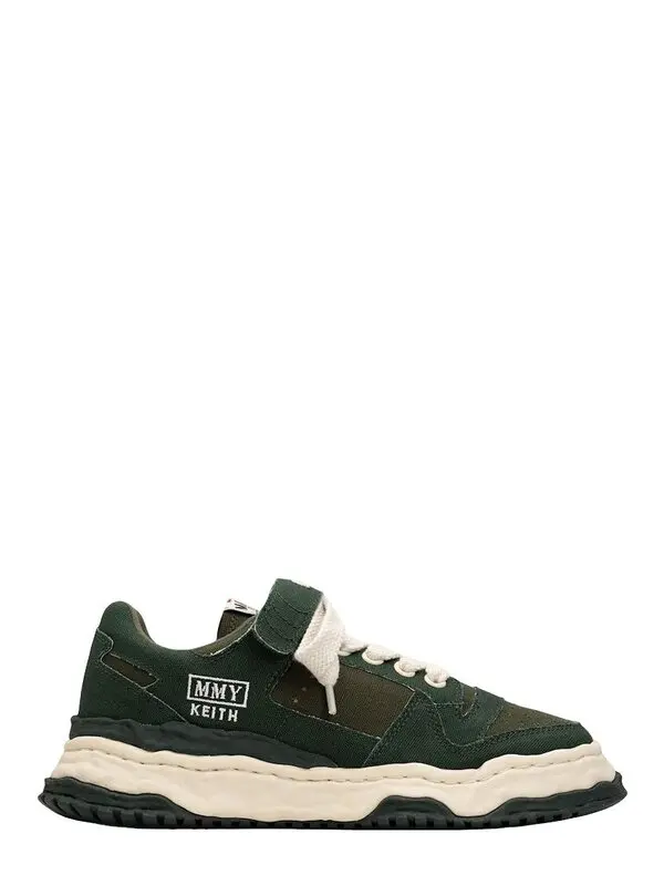 Mihara Yasuhiro Keith Og Sole Canvas Low - Green