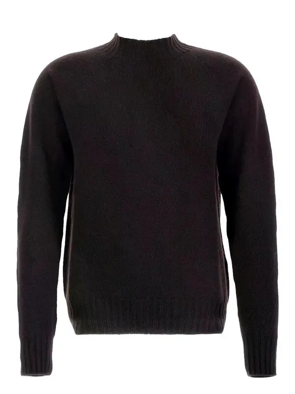 DRUMOHR Wool Crew-neck Sweater - Brown