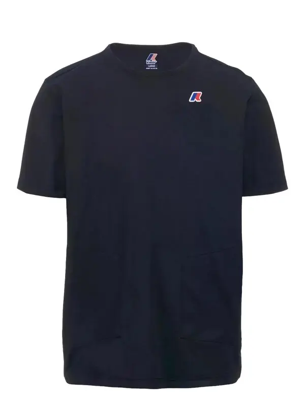 K-WAY Seril Travel Zip-pocket T-shirt - Blue