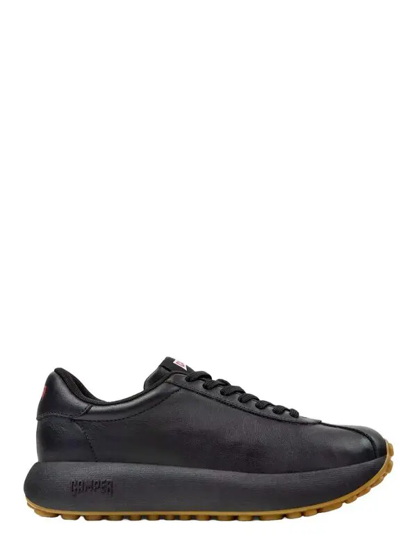 Camper Leather Pelotas Trainers - Black