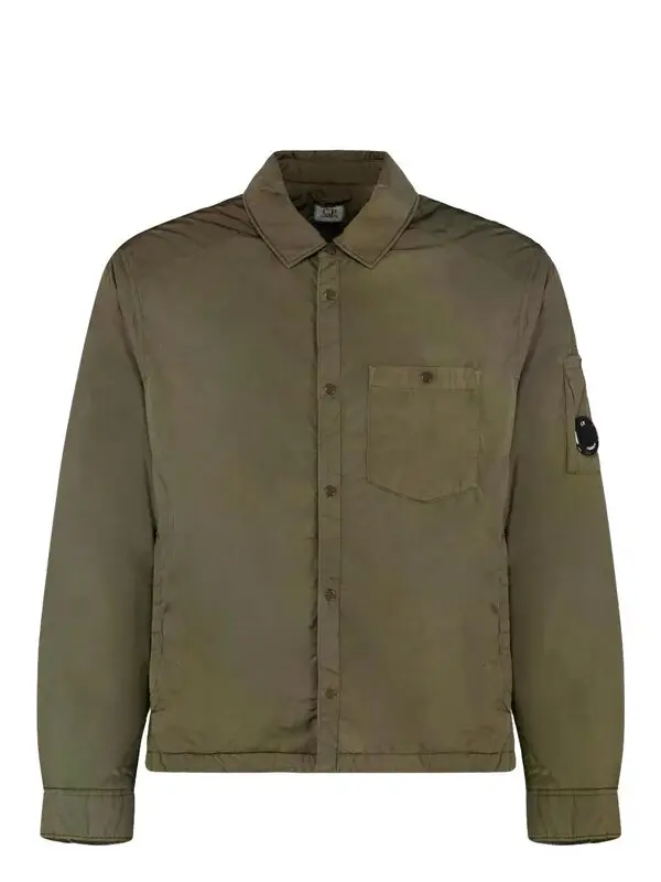 C.P. COMPANY Lens-detail Padded Shirt Jacket - Green