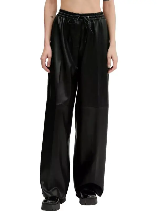 Hugo Wide Leg Trousers - Black
