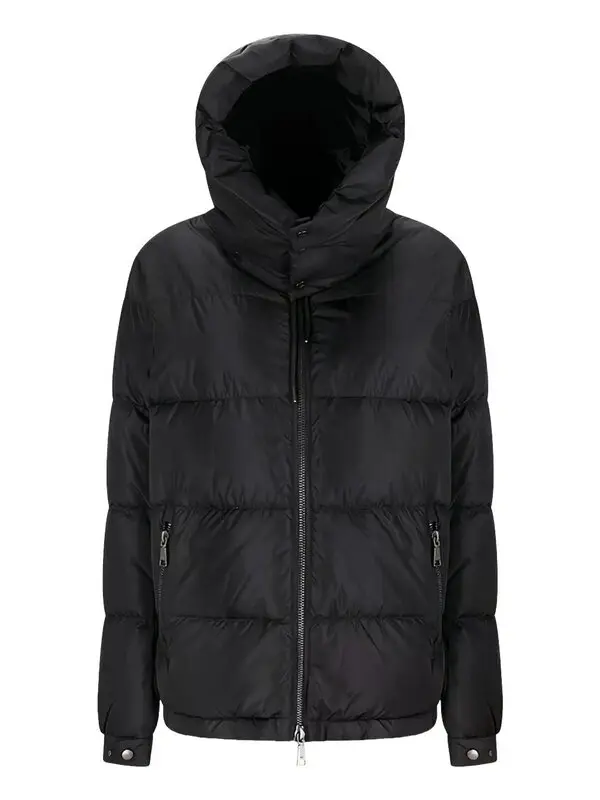 Add Hooded Padded Jacket - Black