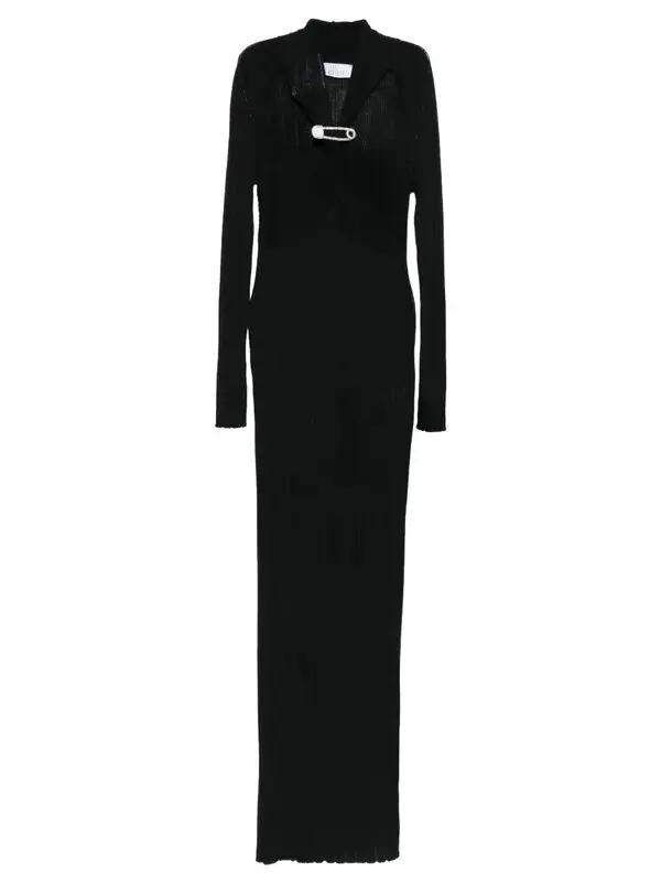 Giuseppe Di Morabito Crystal-embellished Maxi Dress - Black