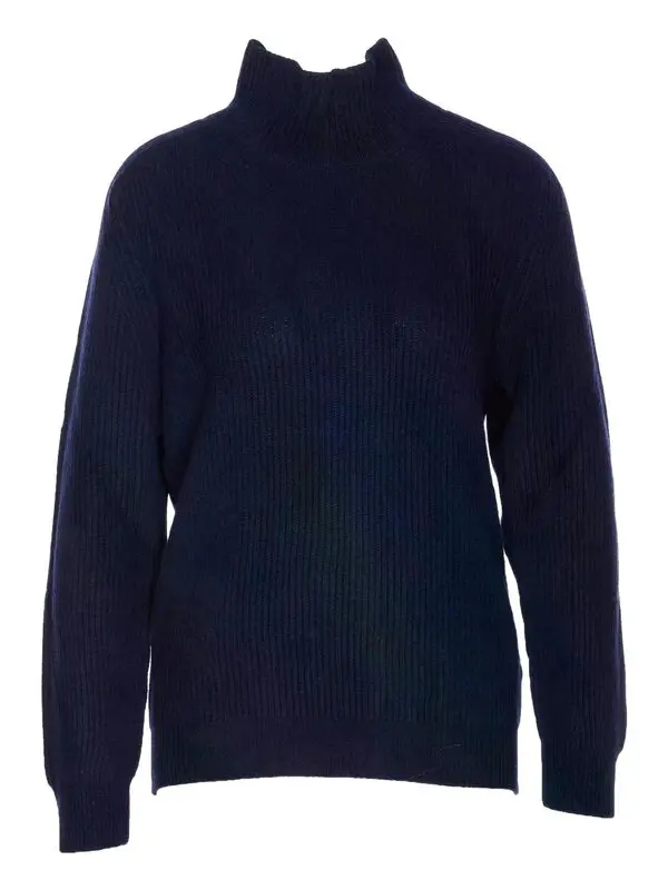 DONDUP High-neck Ribbed Sweater - Blue