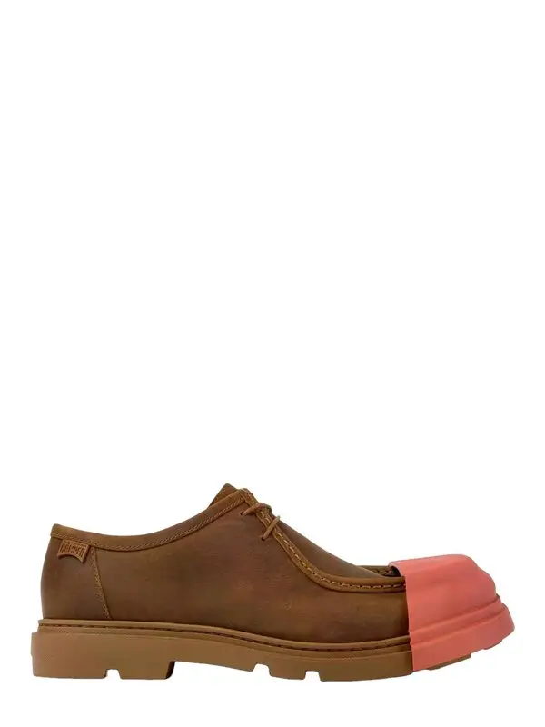 Camper Lace-up Leather Shoes - Brown