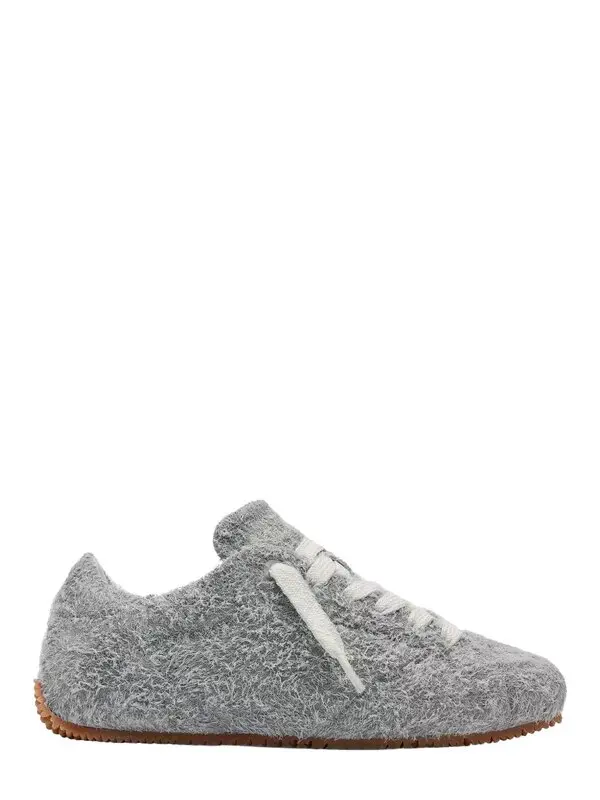 Axel Arigato Lace-up Shaggy Suede Sneakers - Grey
