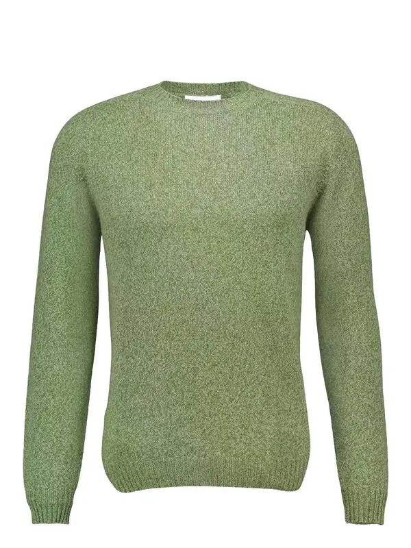 Boglioli Speckled Crew-neck Sweater - Green