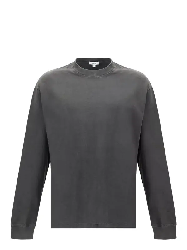 AGOLDE Long-sleeve Drop-shoulder T-shirt - Grey