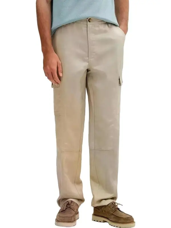 Guess Cargo-pocket Trousers - Neutrals