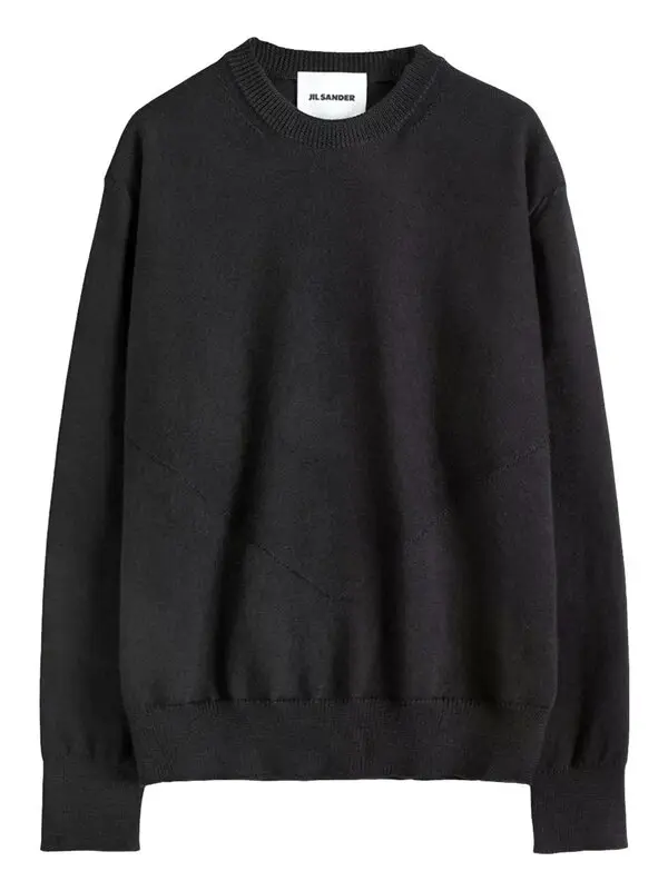 JIL SANDER Crew-neck Sweater - Black