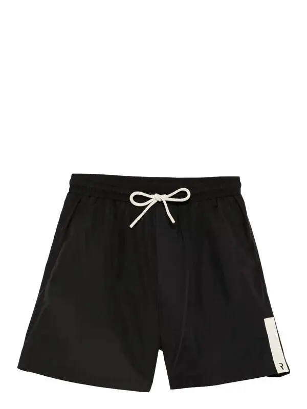 RHUN Drawstring Swim Shorts - Black