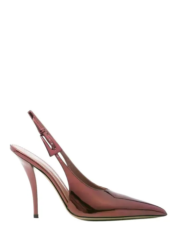 Paris Texas 105mm Slingback Pointed-toe Pumps - Red