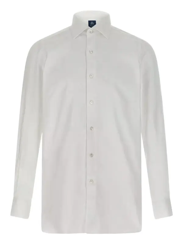 FINAMORE 1925 Button-cuffed Cotton Shirt - White