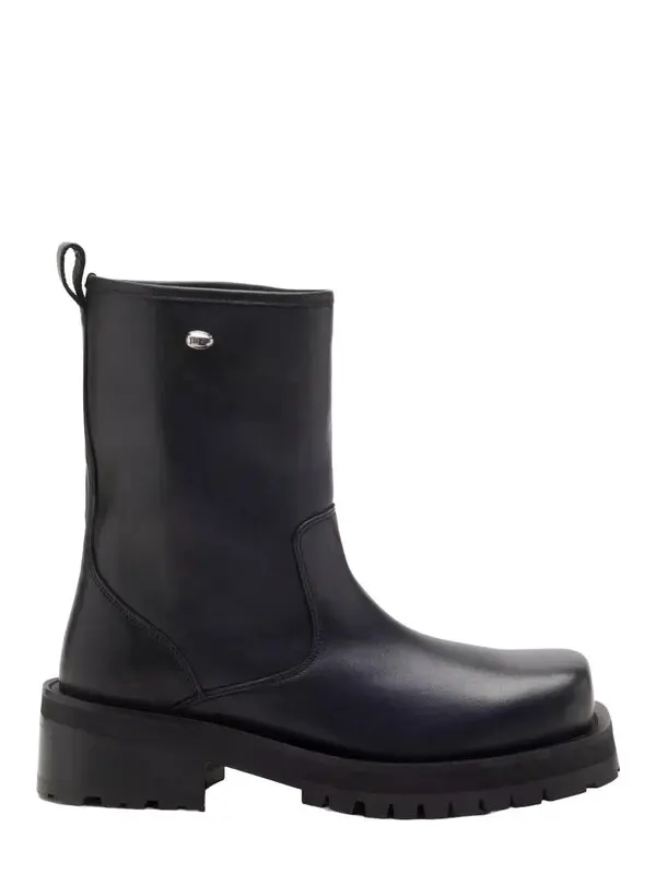 DIESEL® D-texan Square-toe Boots - Black