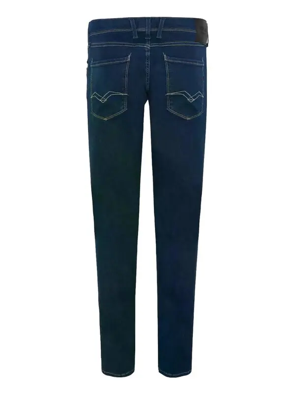REPLAY Mid-rise Straight Leg Jeans - Blue